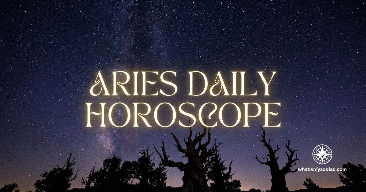 Aries Daily Horoscope — Today's Forecast